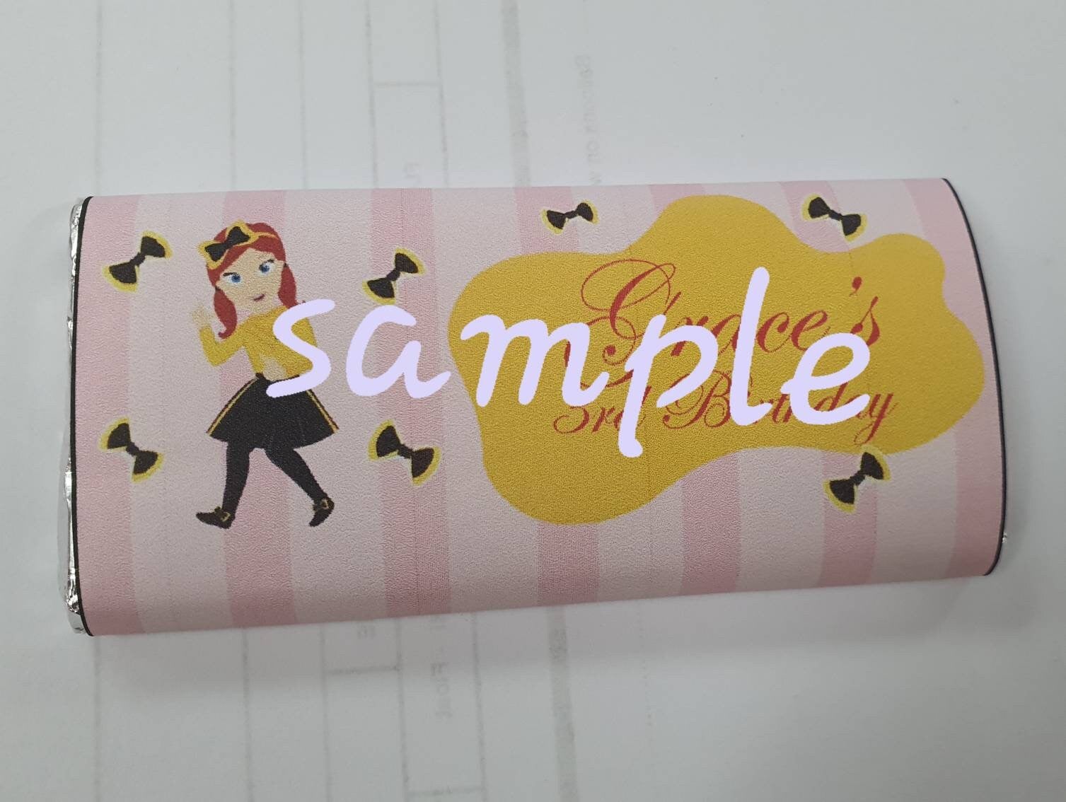 Personalised Chocolate Wrapper - The Wiggles Emma - Printed | Welcome ...