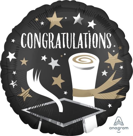 Foil - 18" - Graduation (Congratulations) (3935001) | Welcome to Mad ...